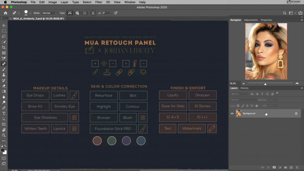 MUA Retouch Panel - The Retouching Academy Lab