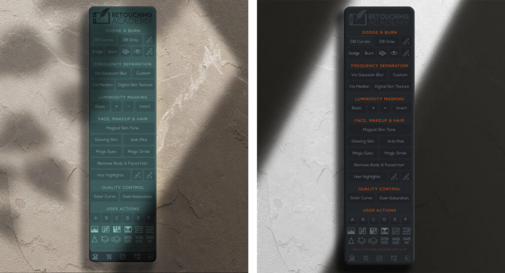 MUA Retouch Panel UXP - The Retouching Academy Lab