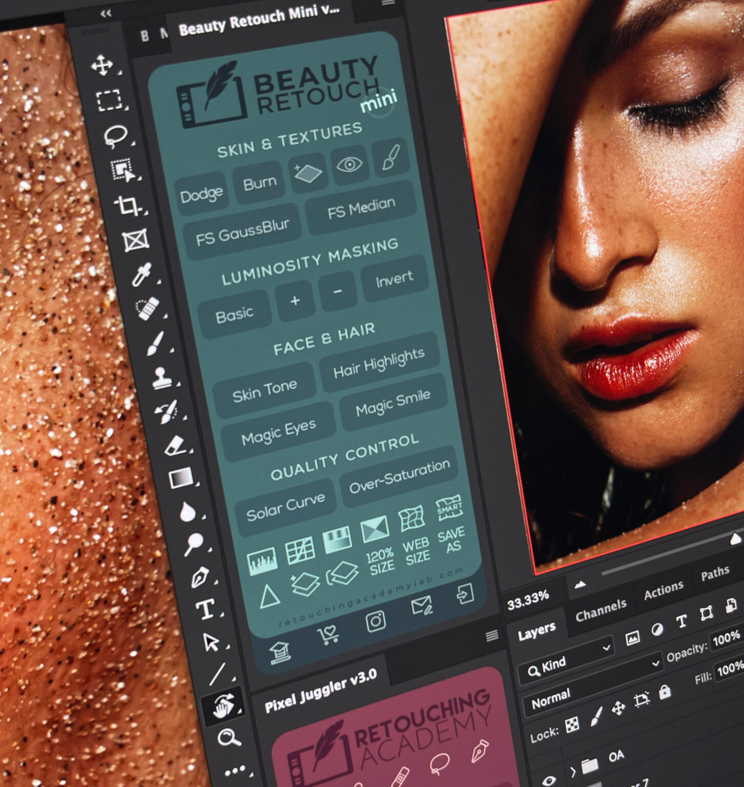 Beauty Retouch Panel - The Retouching Academy Lab