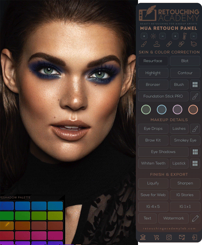 MUA Retouch Panel - The Retouching Academy Lab