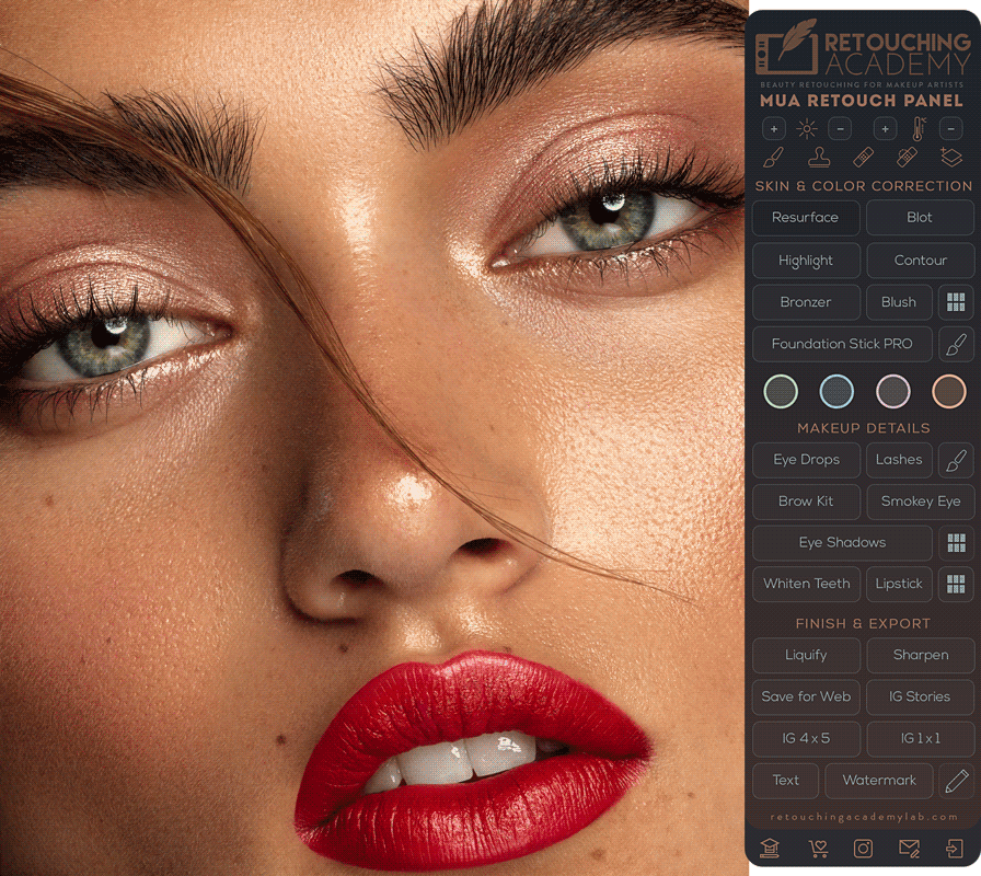 MUA Retouch Panel - The Retouching Academy Lab