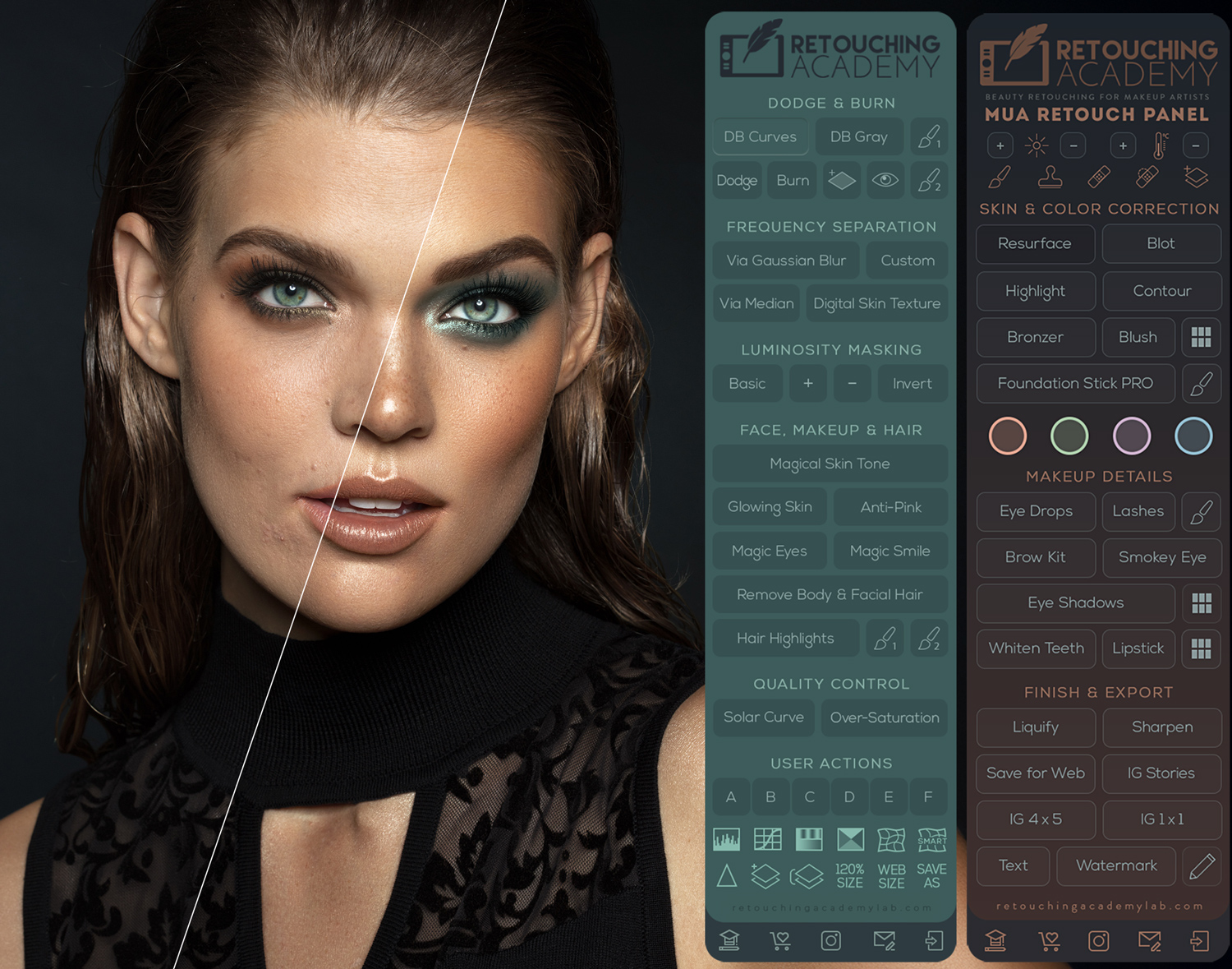 Smart Retouching Panels - The Retouching Academy Lab