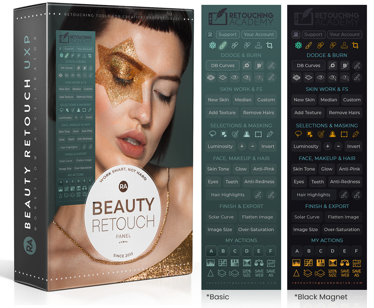 Beauty Retouch UXP Panel - The Retouching Academy Lab