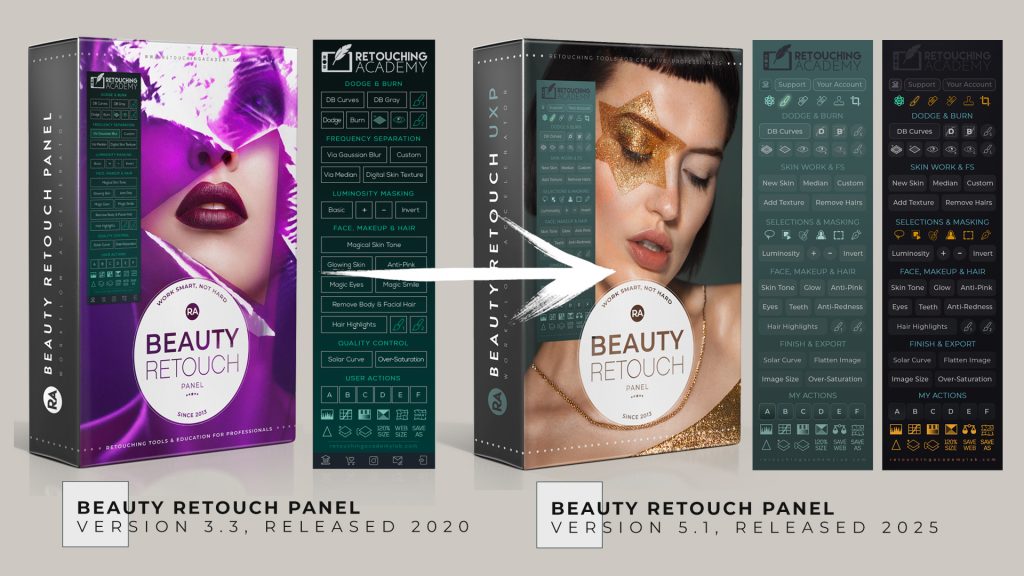 New Beauty Retouch Version 5 is Finally Here! - The Retouching Academy Lab